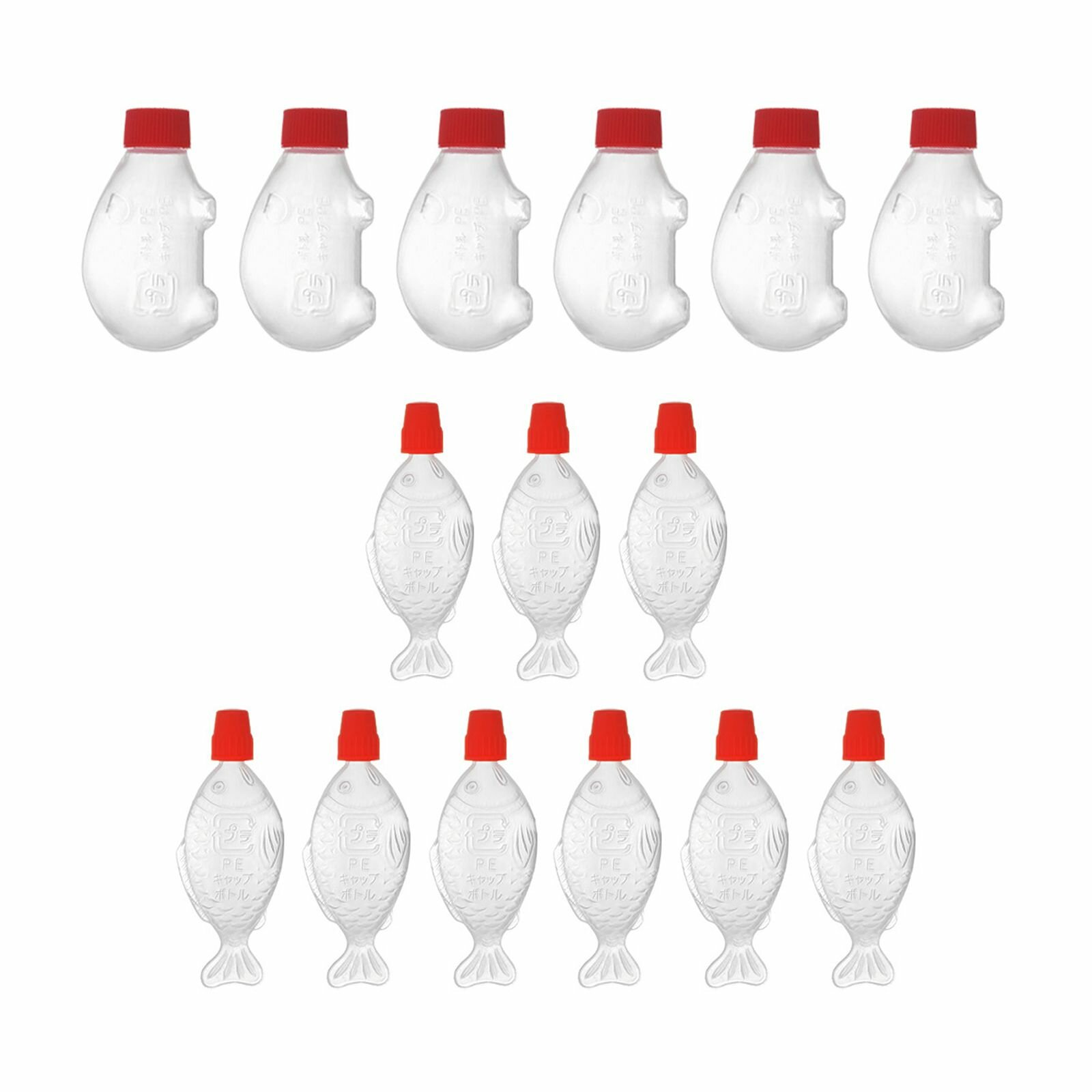 15 шт Мини бутылочки для соуса маленькие контейнеры сои органайзер