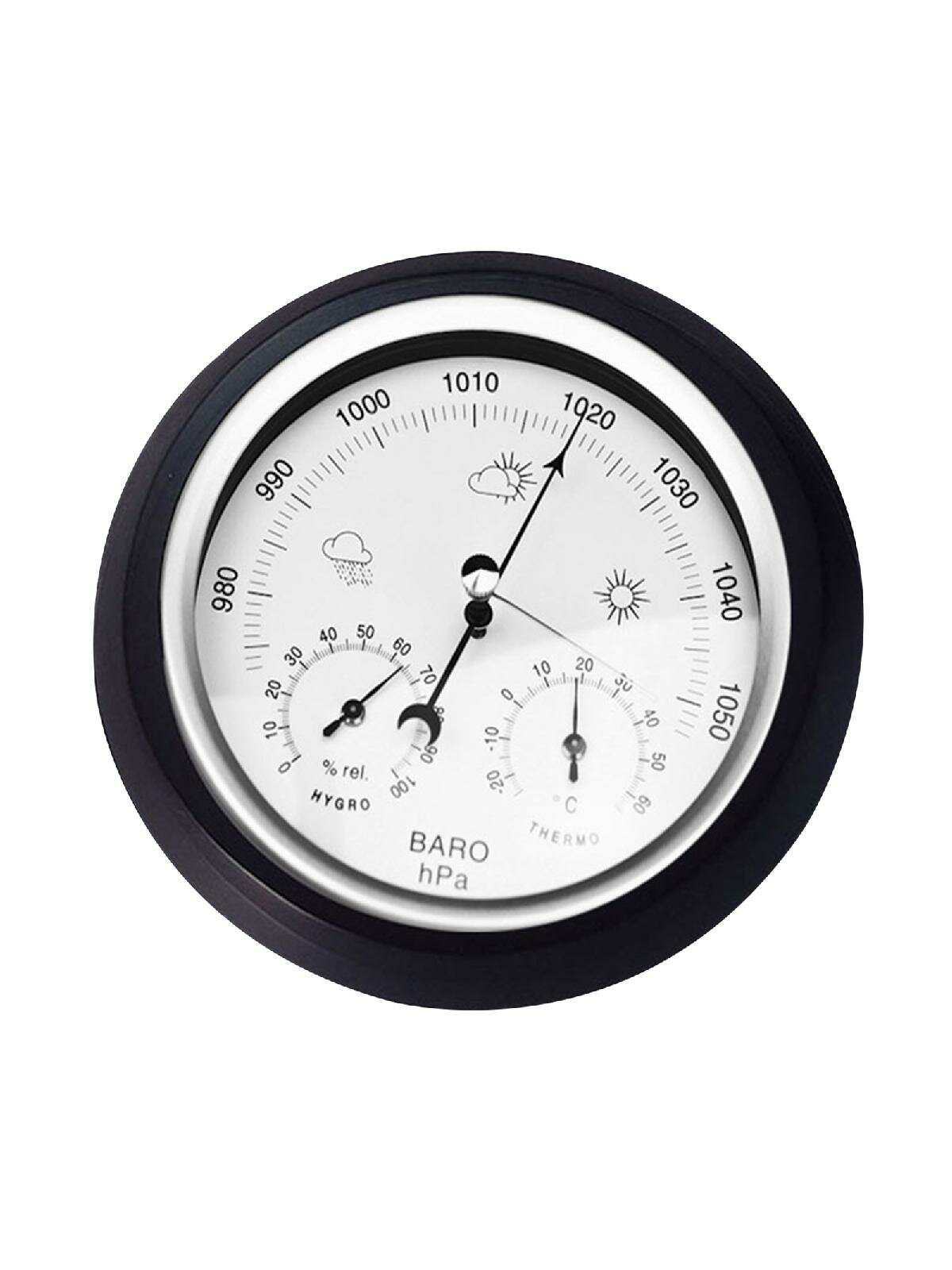 Гигрометр Термометр Прогноз Погоды Настенный Барометр Часы Метр Декор