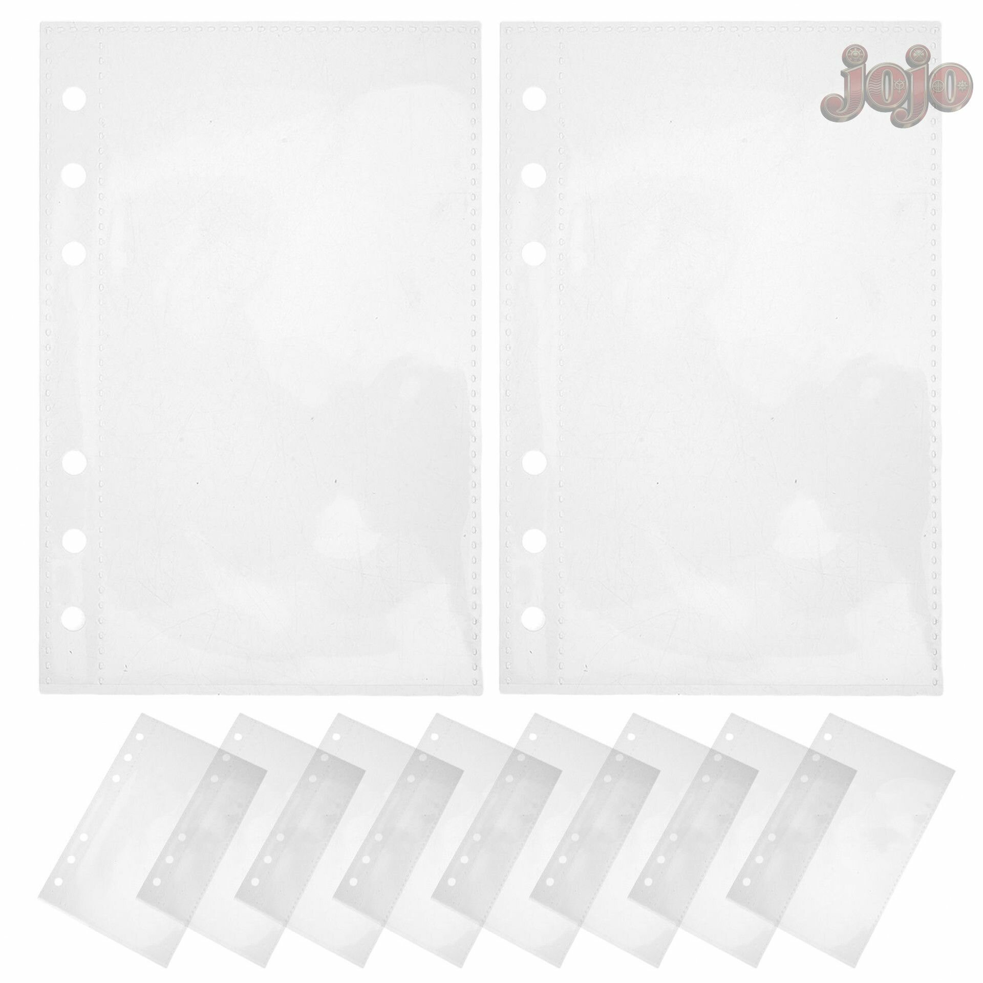 Прозрачные пластиковые листы с кармашками а6 для папки, для хранения коллекционных карточек, 20 шт