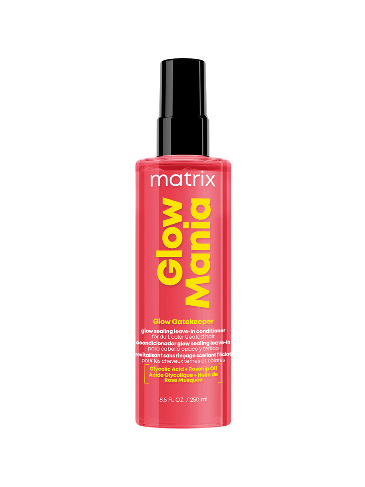 Matrix Glow Mania Профессиональный несмываемый кондиционер-спрей для окрашенных и тусклых волос, 250 мл