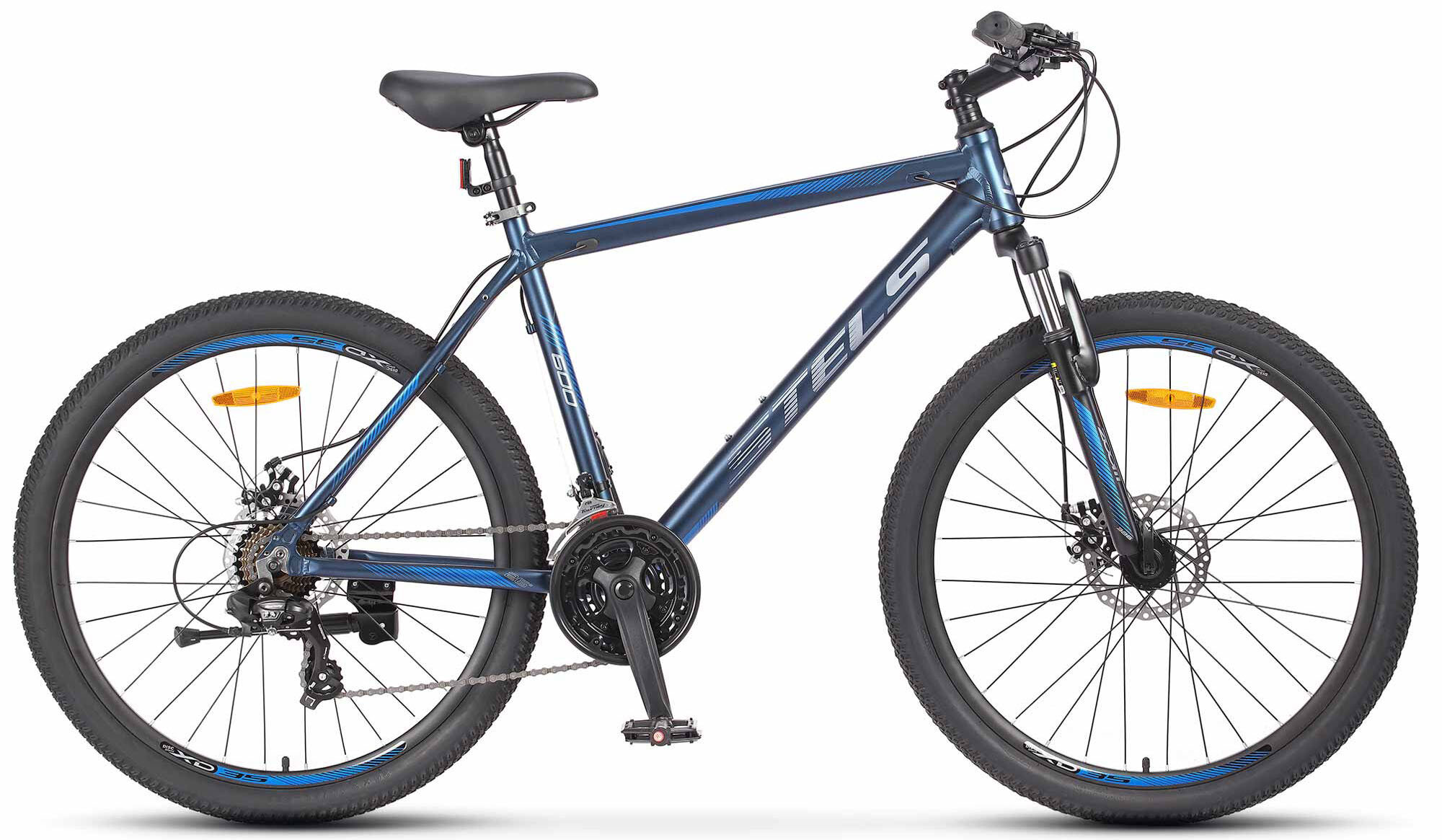 Горный велосипед Stels Navigator 600 MD Z010 (2025) 19" Темно-синий (172-180 см)