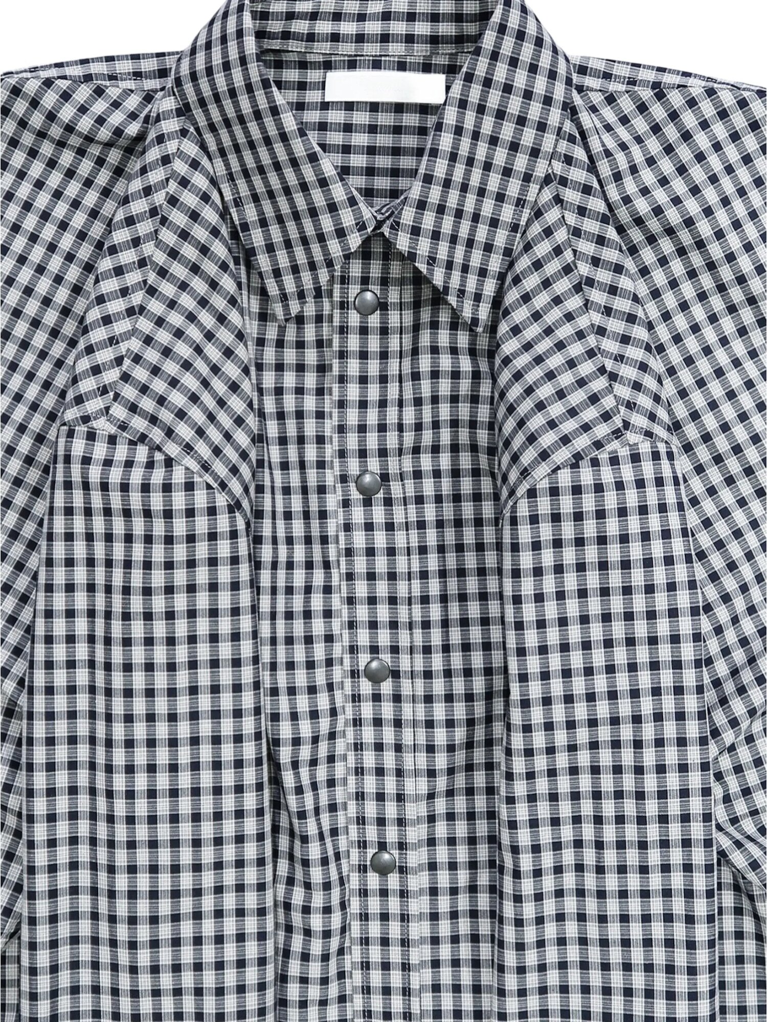 Рубашка Commission Tartan shirt, размер M, Синий принт — фото 1