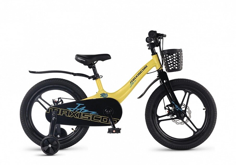 Велосипед MAXISCOO Jazz Pro 18" 2026 (требует финальной сборки), Цвет желтый матовый
