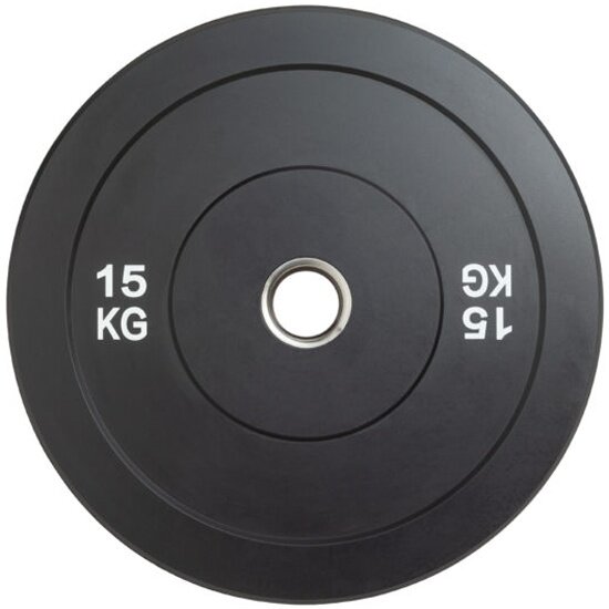 Диск бамперный Victoryfit 51 мм. обрезиненный 15 кг (модель D5)