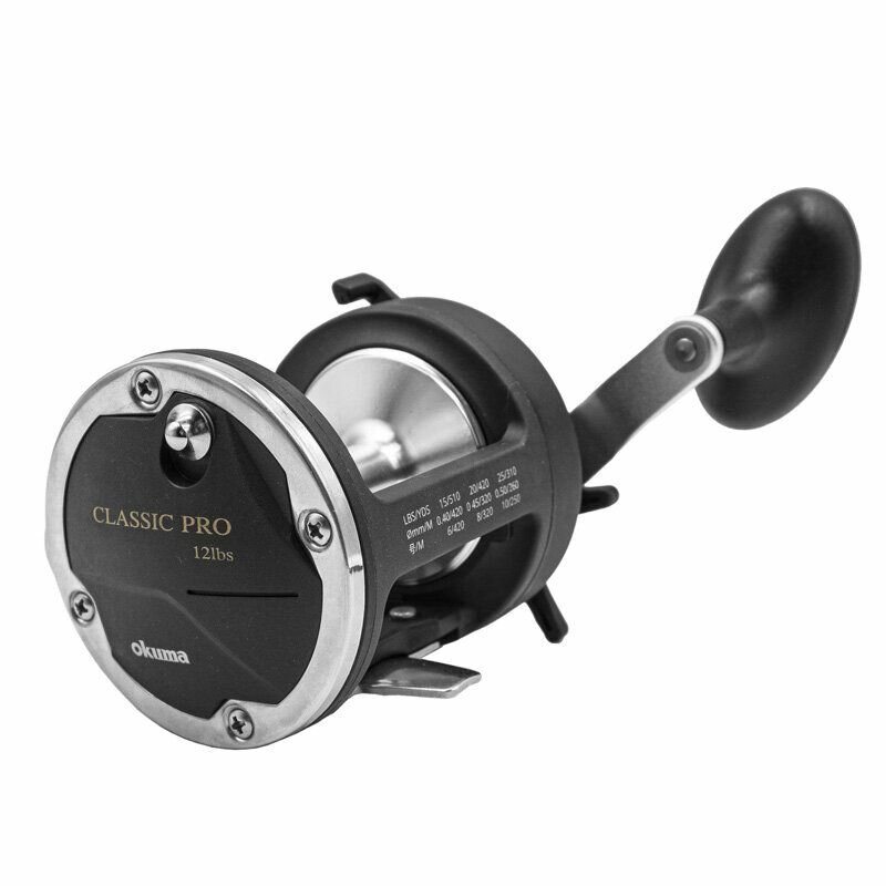 Катушка Okuma Classic Pro XP 302C 12lbs RH Trolling 4.0:1