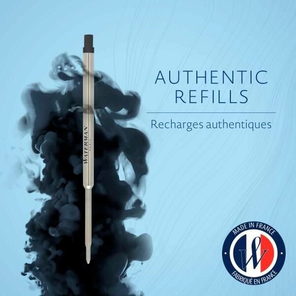 Стержень шариковый Waterman Standard Maхima, пишущий узел средний M, толщина линии 1 мм, черные чернила (S0944480)