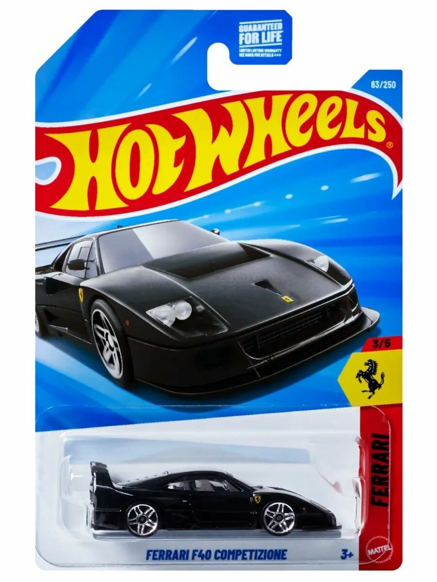 JJJ31 Hot Wheels машинка металлическая игрушка коллекционная масштабная модель Ferrari F40 Competizione кейс 2026
