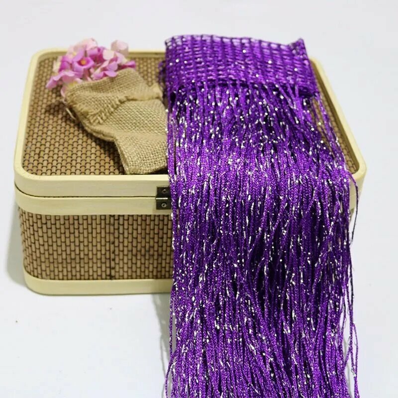 Занавеска на дверь из бусин 100x200 см пурпурный