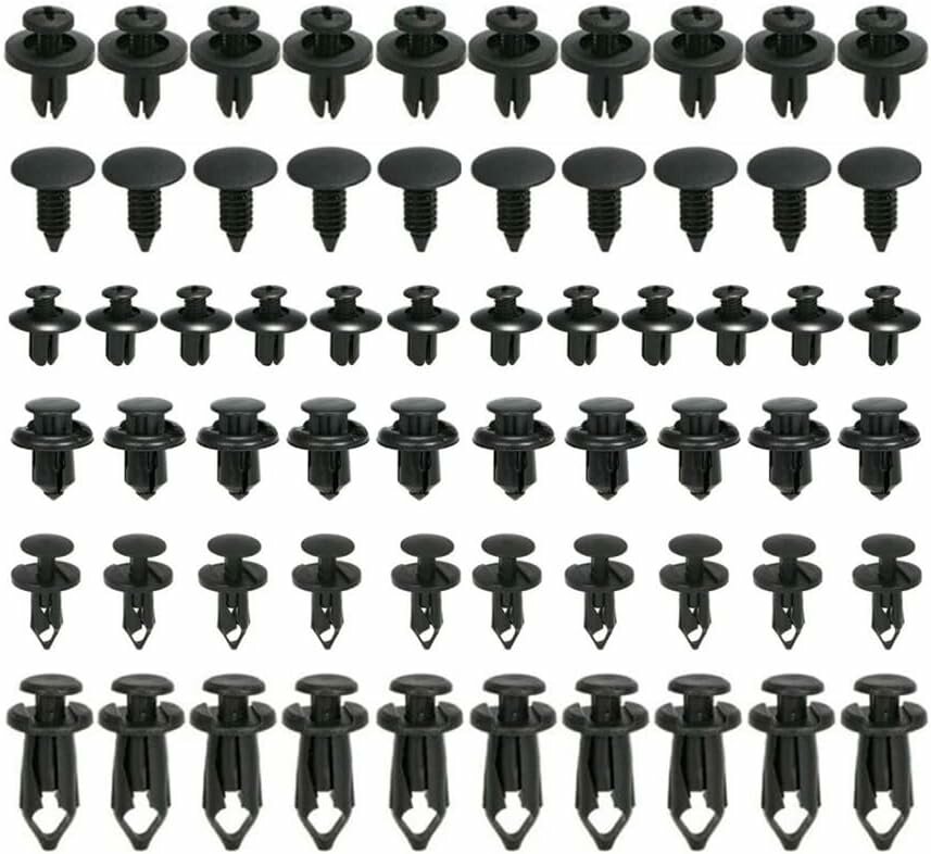 Зажимы для отделки кузова автомобиля для Alfa Romeo Mito Giulietta 159 GTA, размер 6, 60 шт. Автомобильные крепежные заж