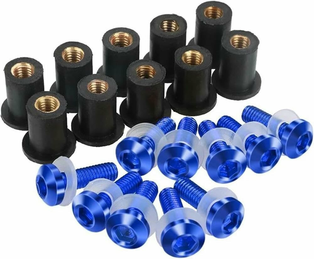 Болт обтекателя мотоцикла, болты для лобового стекла, набор винтов, зажимы, гайки для болтов, 177 шт. для Yamaha SR400 R