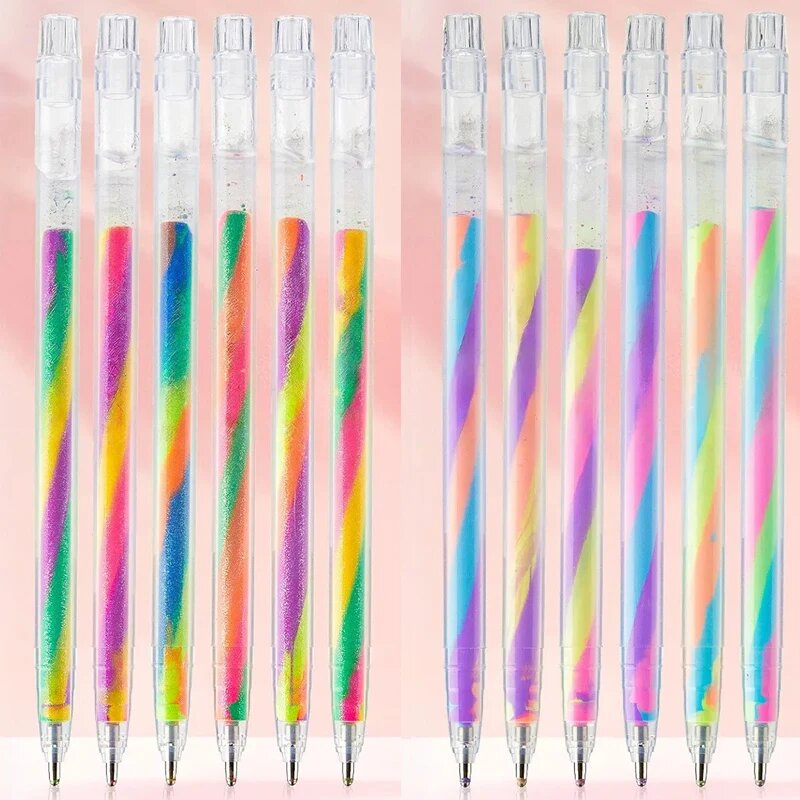 Гелевые маркеры со стразами 6/12/18 шт. 12 colors set B