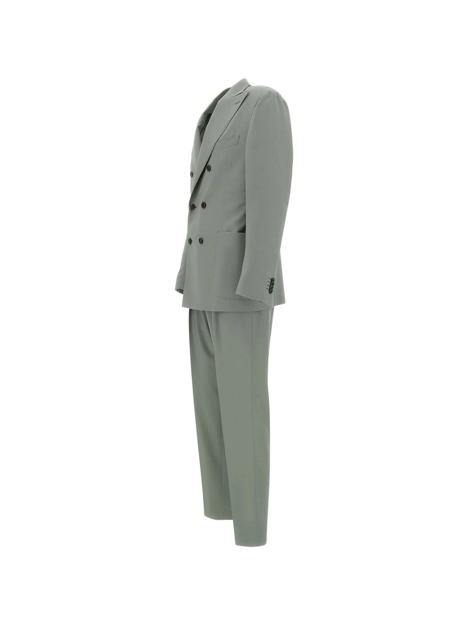 Комбинезон Corneliani Double-breasted patch pocket suit, размер 48, green — фото 1