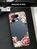 Чехол на Realme 16 Pro / Реалме 16 Про с принтом Нежная рамка пионов, прозрачный