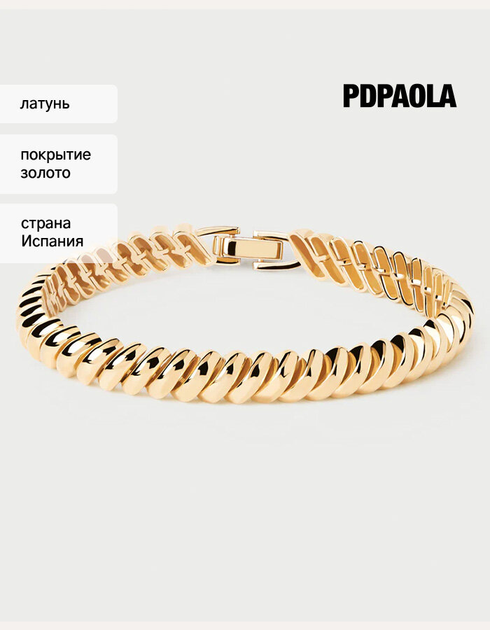 Браслет, бижутерный сплав, 750 проба