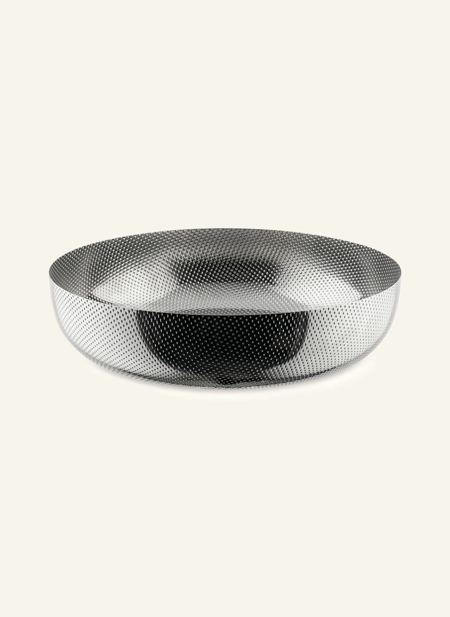 Чаша для фруктов - Alessi JM17 - из нержавеющей стали, цвет серебристый, 3043427