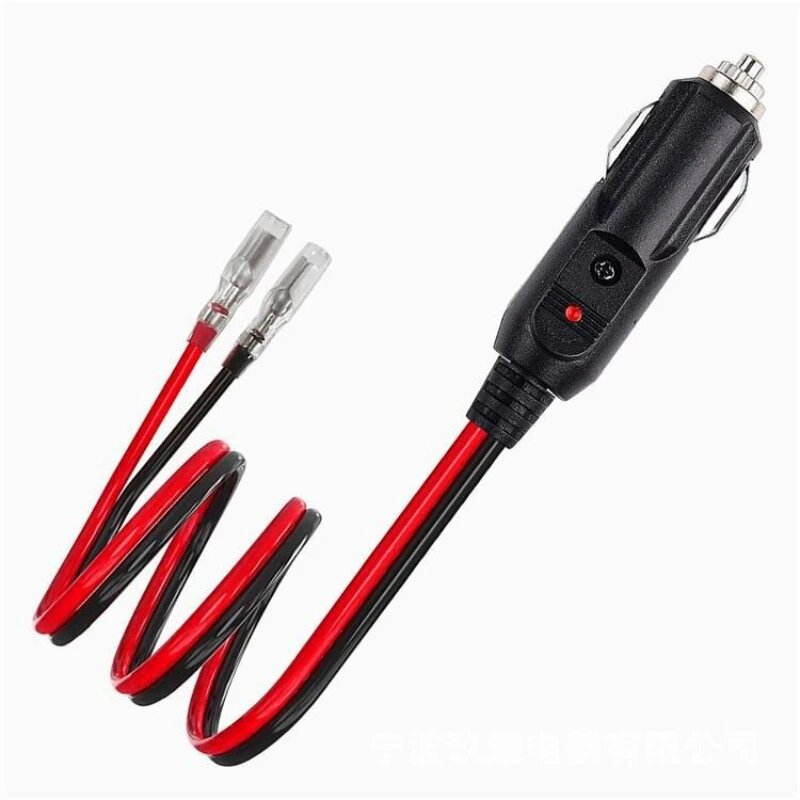 12AWG Американский удлинитель прикуривателя, автомобильный шнур питания с фиксатором на хвосте 1M
