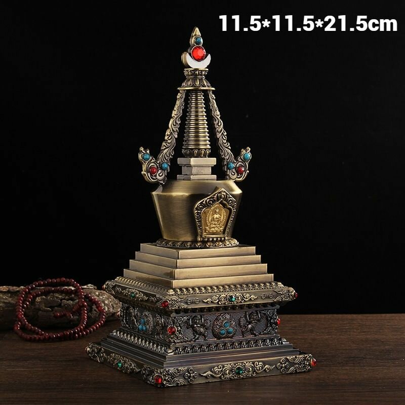 Статуэтка "Буддийская ступа" Фен-Шуй, металл (21.5*11.5*11.5 см.)