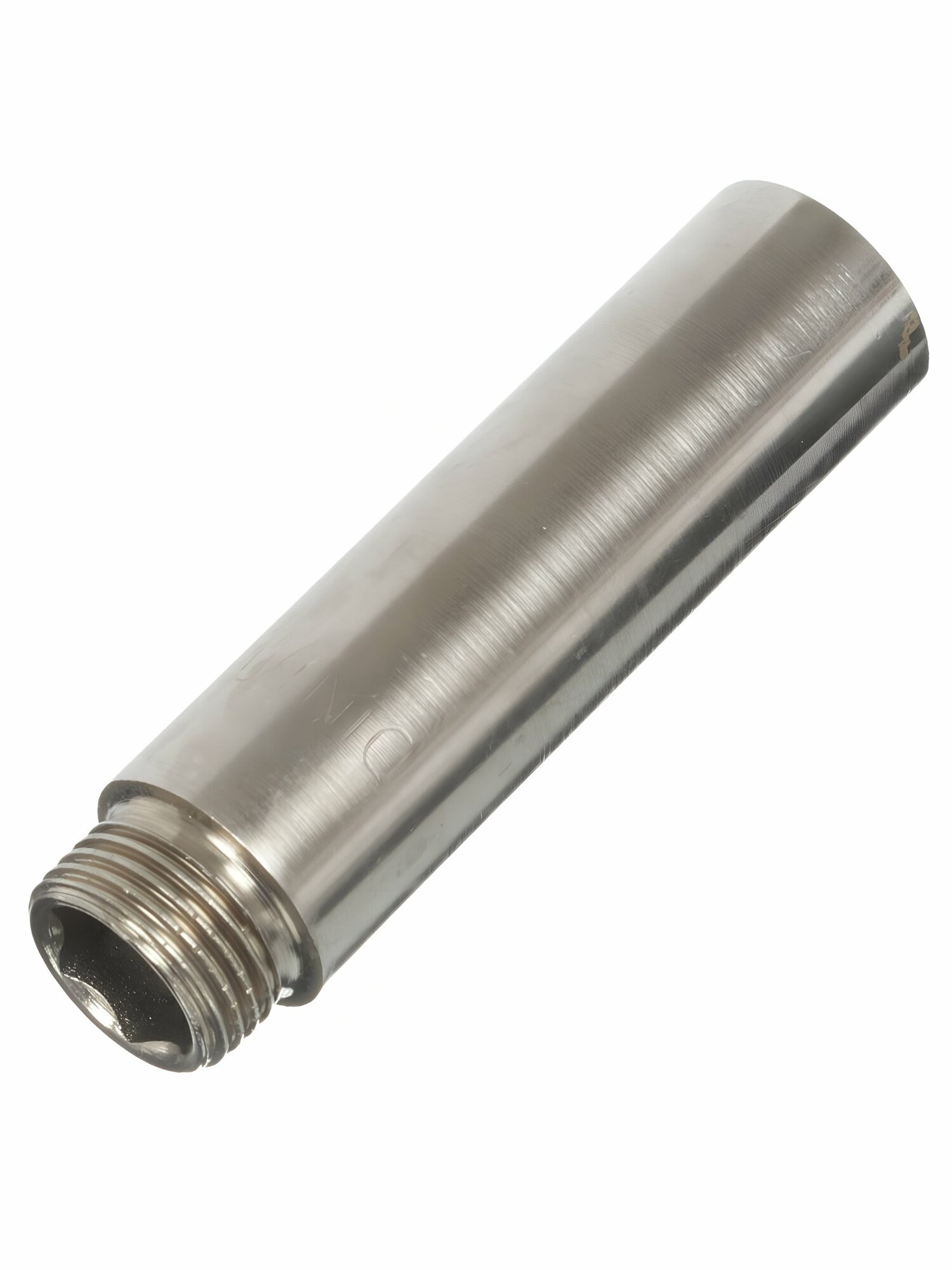 Удлинитель резьбовой STI 3/4 дюйма, г-ш, никелированная латунь, 25 мм. Надежный фитинг для систем отопления и водоснабжения.