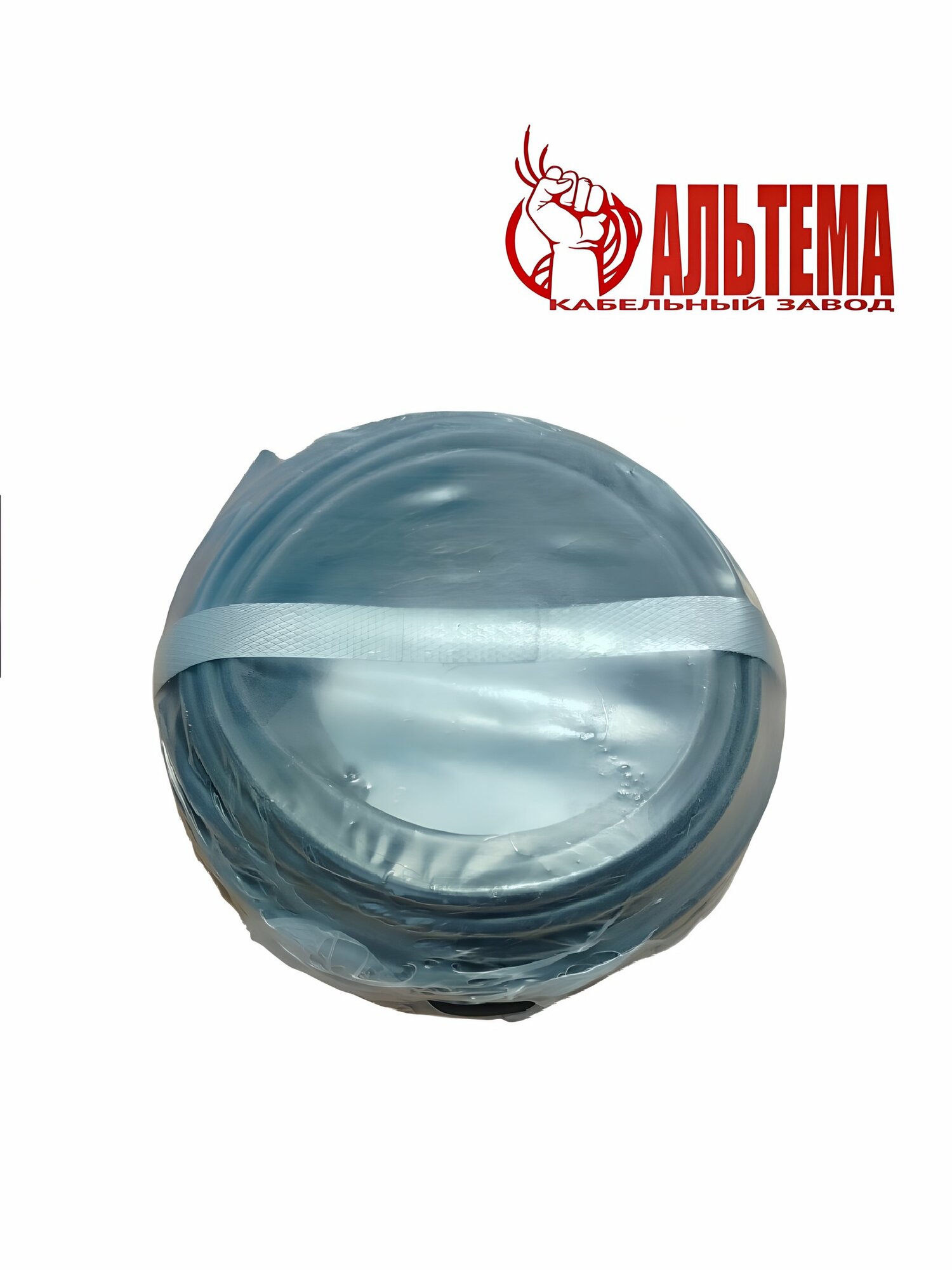 Кабель ВВГбм-Пнг(A)-LS, 3х2.5 мм², 10 м, медь, силовой, негорючий, ТУ, черный, Альтема, А000507