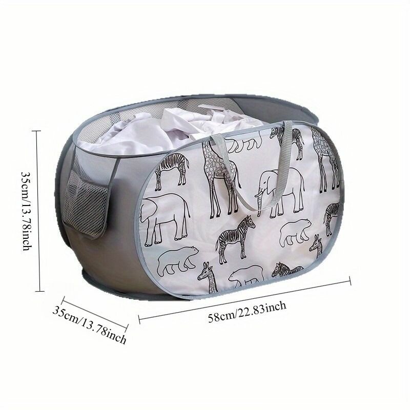 Складная корзина для белья, сетчатая, для ванной