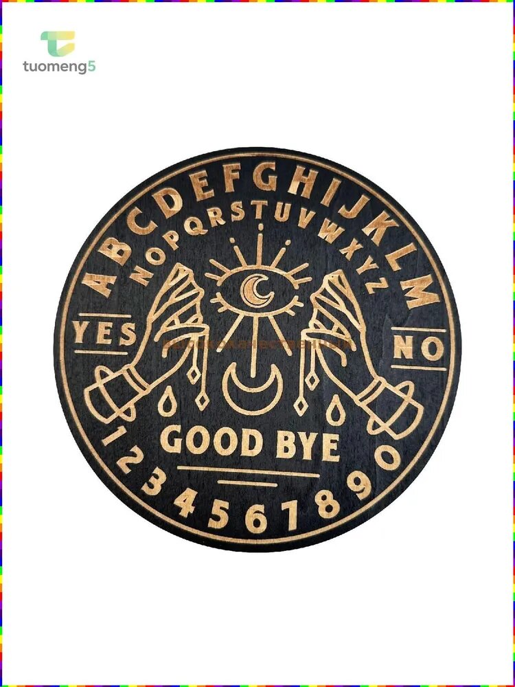 Кристаллическая панель с узором звёзд, размер 25 25 см, деревянная доска для спиритических сеансов