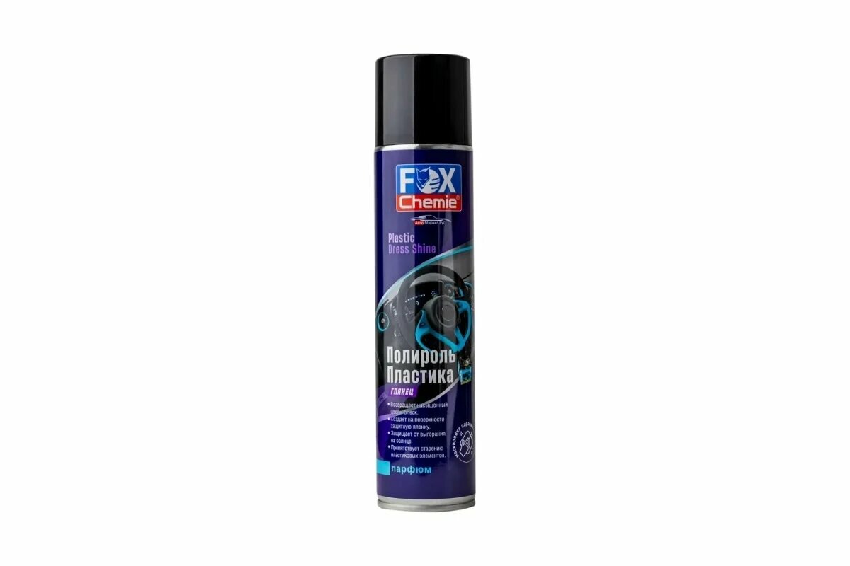 Полироль пластика Fox Chemie глянец с ароматом парфюма, 400 мл
