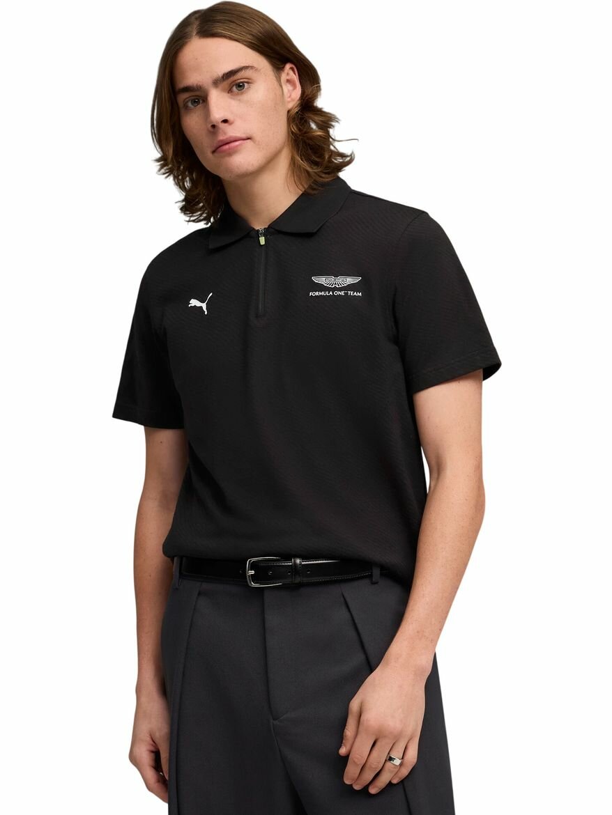 Поло спортивное AMF1 Jacquard Polo (Regular)
