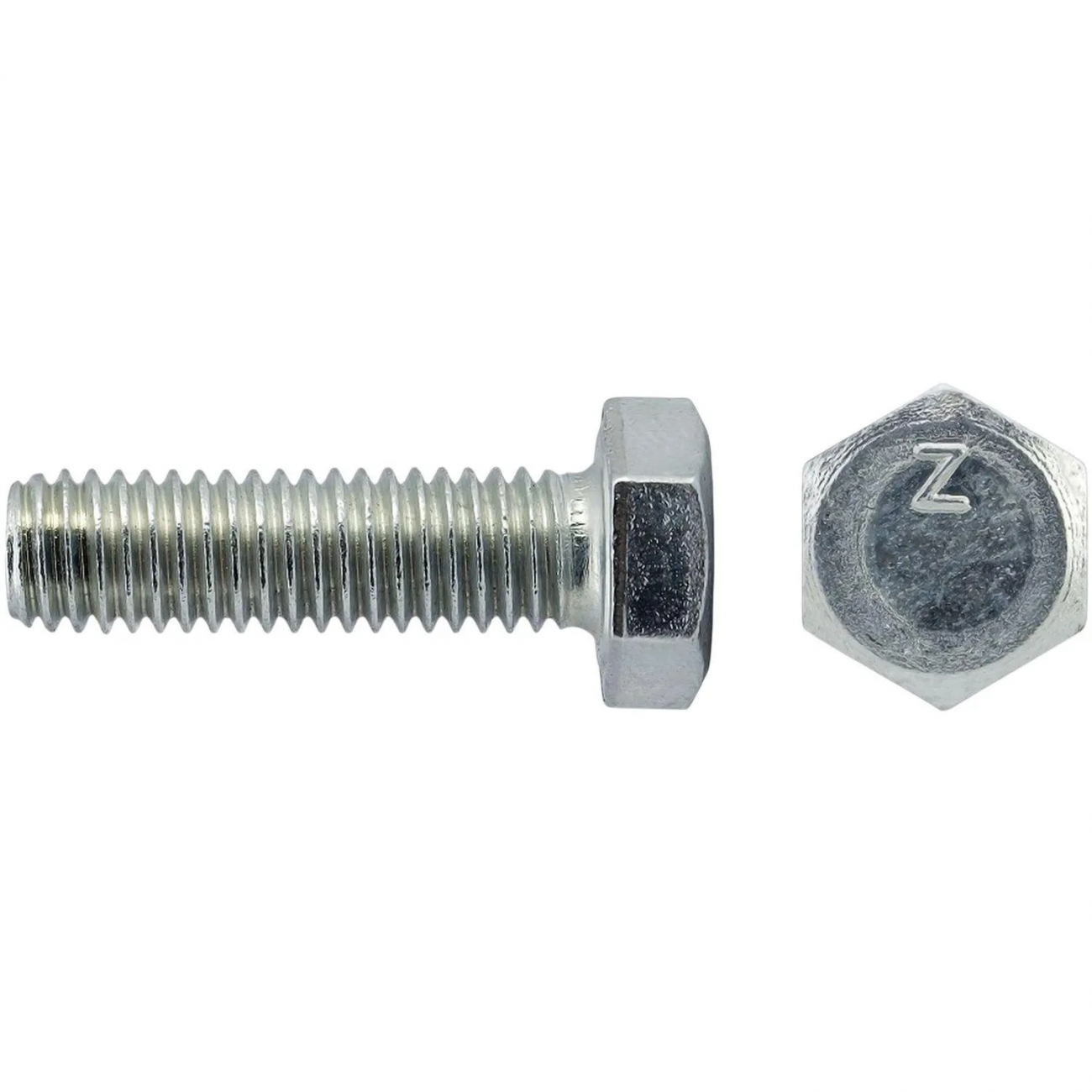 Болт DIN933 с шестигр. головкой оцин. М6х25 (70 шт/уп) Zitar (105202) 2375015