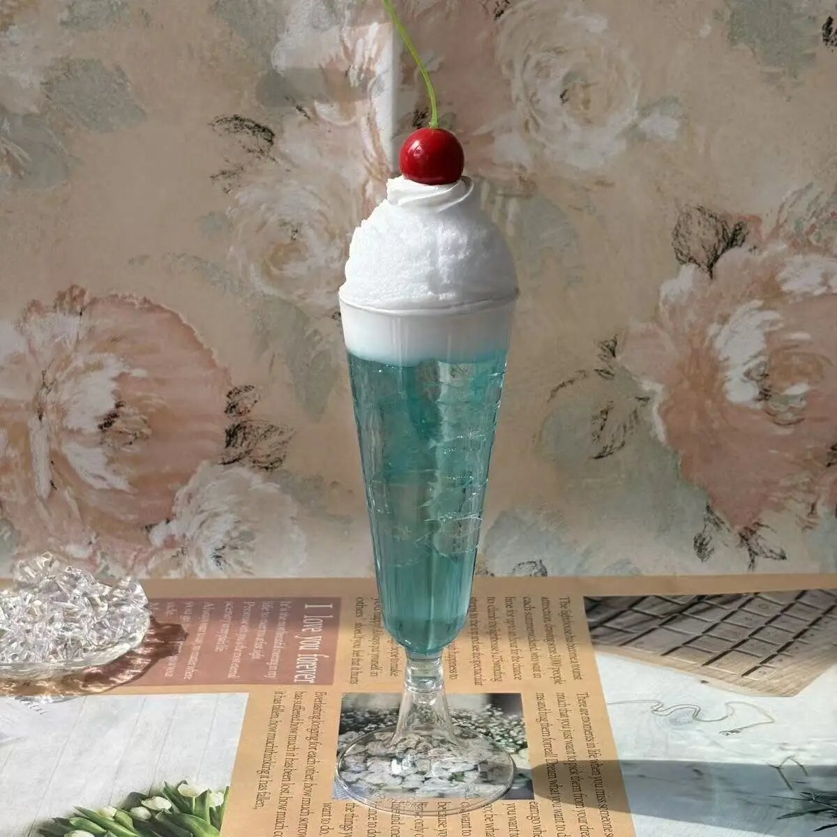 Чайный бокал синий, Goblet