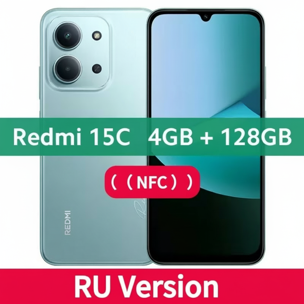 Смартфон Xiaomi Redmi 15C, 4/128ГБ, global