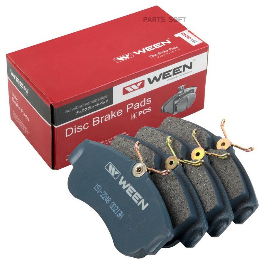 WEEN 151-2248 Тормозные колодки дисковые передние NISSAN Almera (N16), Primera (P10)