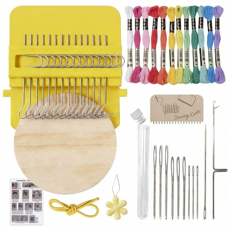 Небольшой вязальный станок для ремонта заплат на ткацком станке вязания крючком