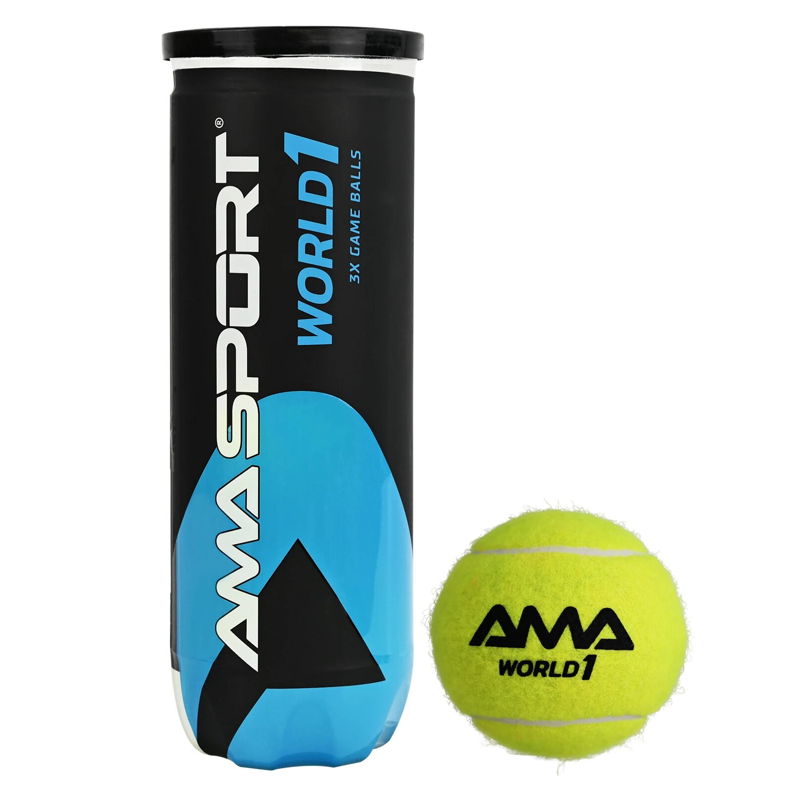 AMA SPORT World 1 Padel Balls, 3 шт.