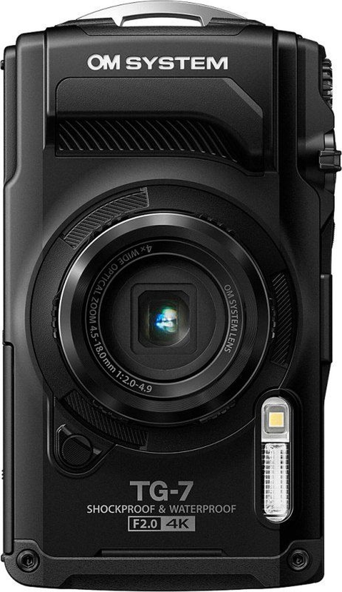 Фотоаппарат Olympus Tough TG-7 BLACK, ударопрочный, защита от воды, 12 Мп, 3840x2160