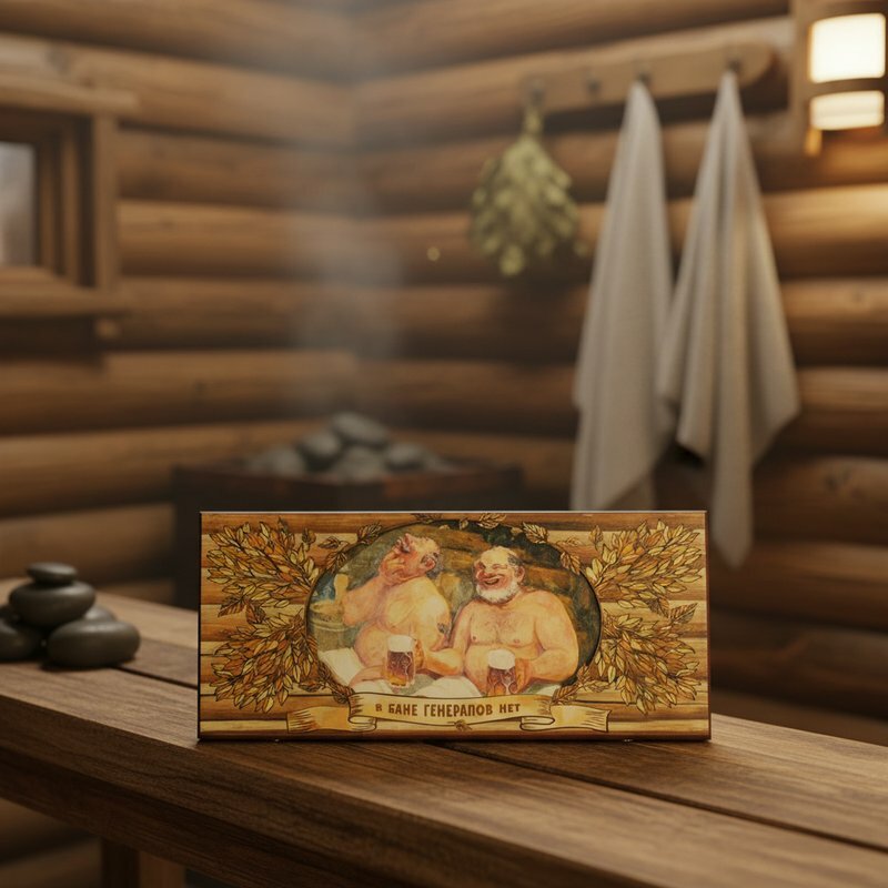 Подарочные нарды и шашки Банные