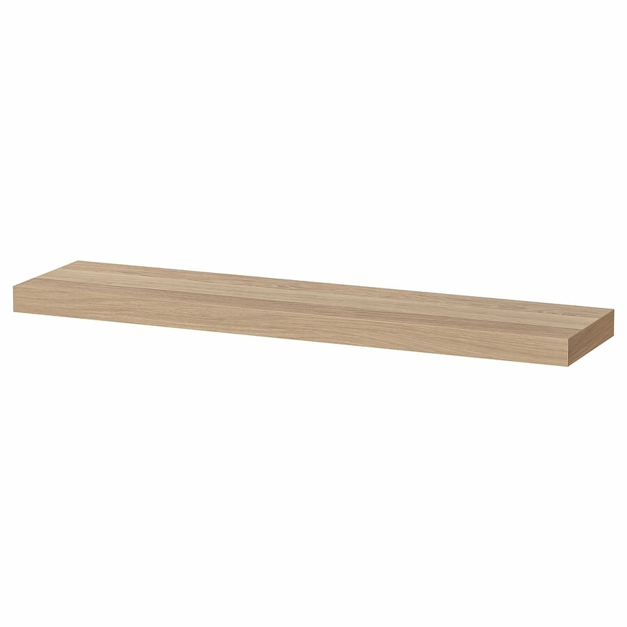 Настенная полка IKEA LACK цвет имитация дуба 110x26 см 603.835.19