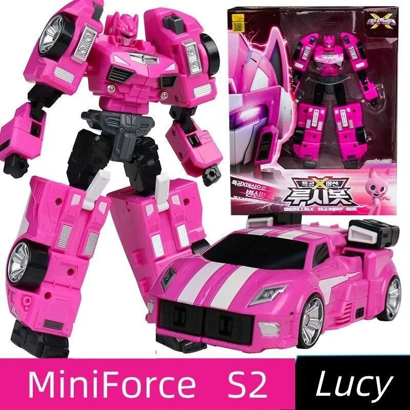 Mini Force(Мини-специальная команда), МиниФорс игрушка, Подарки для детей, Деформационный робот, S2, 18CM, Lucy