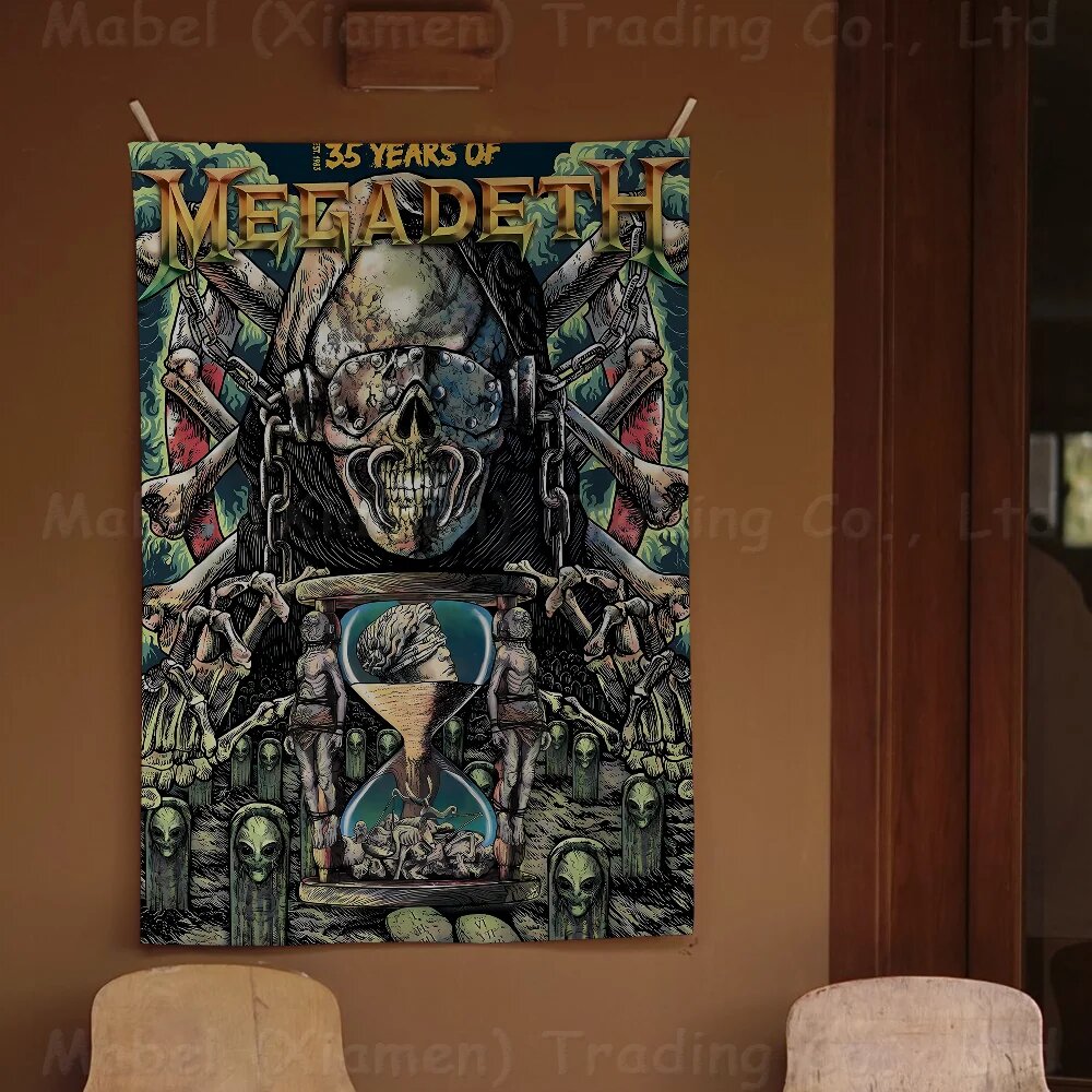 Флаг Megadeth 35 Years, 50x70 см, Z5