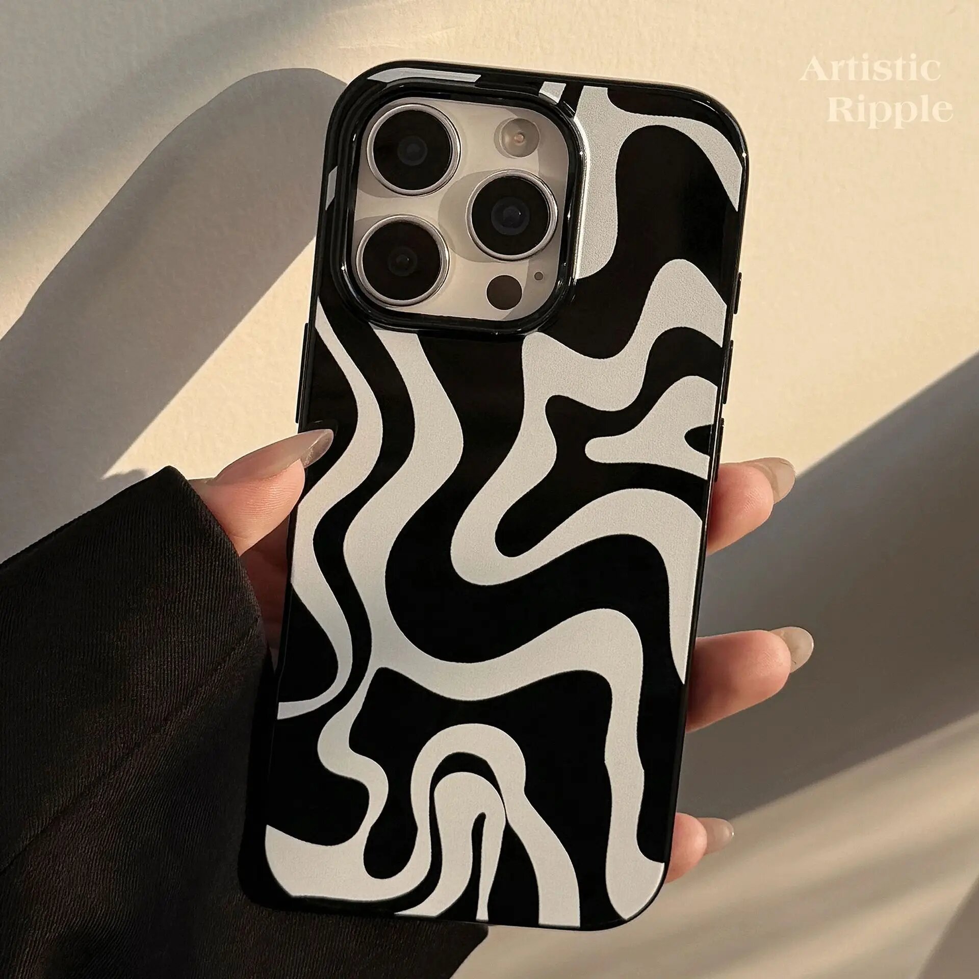 Чехол для телефона с абстрактными геометрическими линиями для IPhone 17 16, 15, 14, iPhone 14ProMax