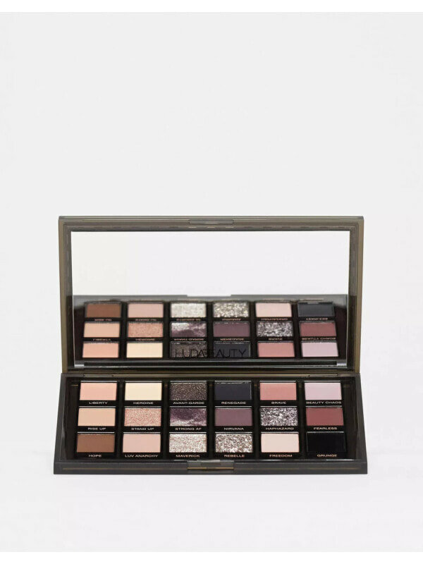 Палетка теней для век женская Huda Beauty Pretty Grunge 18W