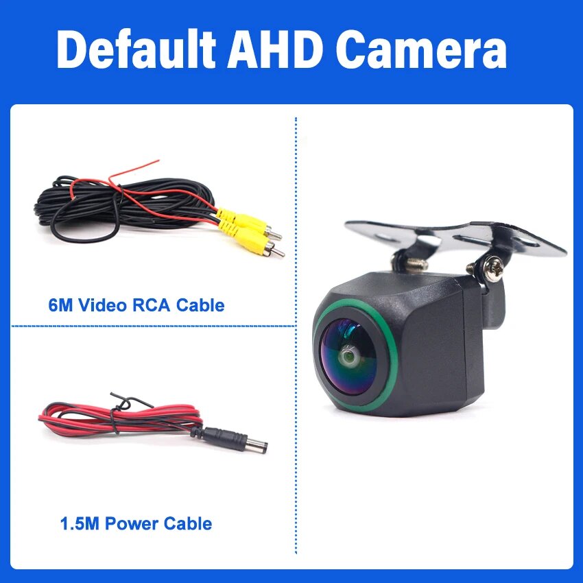 Камера заднего вида AHD Green CAM 1080P 170°