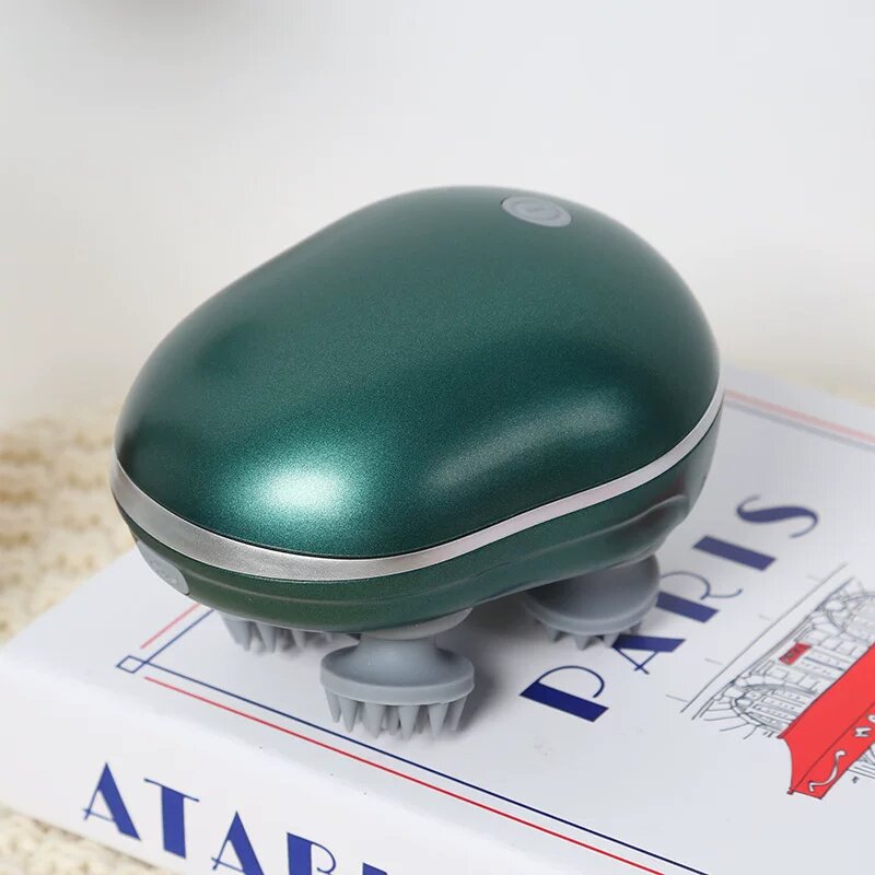 Массажер для головы для разминания кожи головы, снятия головной боли, зуда кожи головы, электрический массажер для