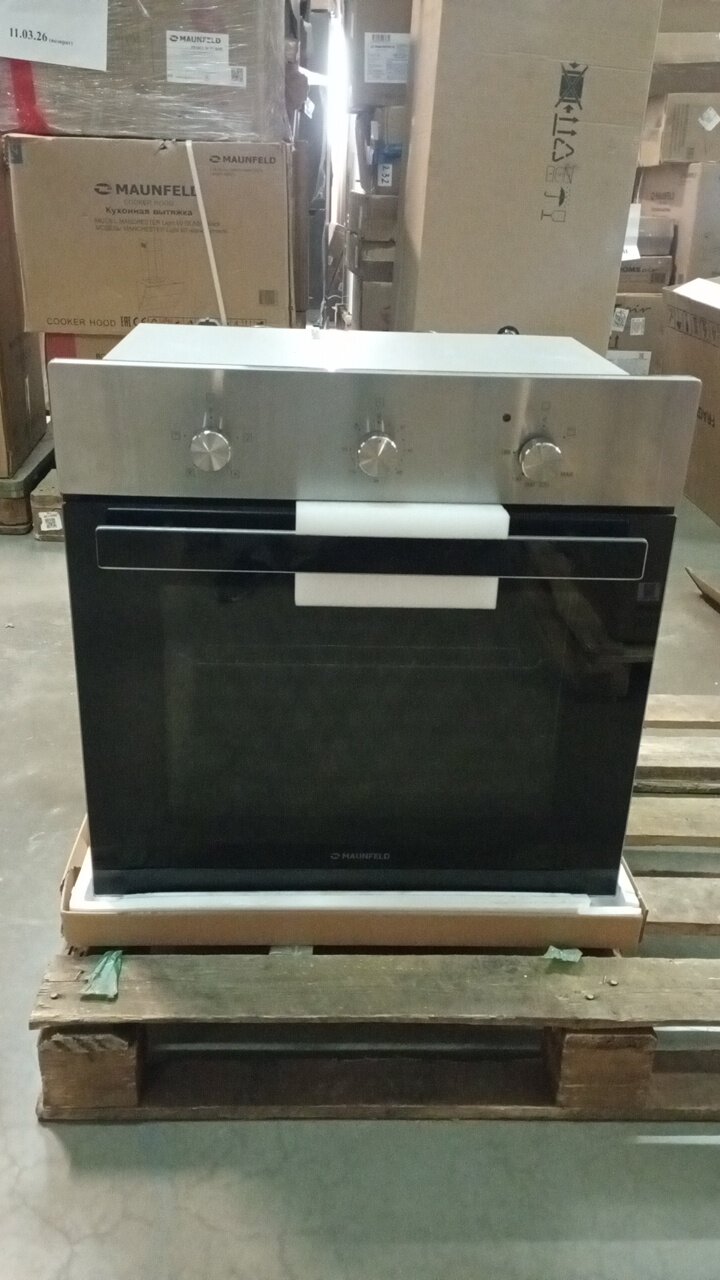 Шкаф духовой газоэлектрический MAUNFELD EOGC604S Slim