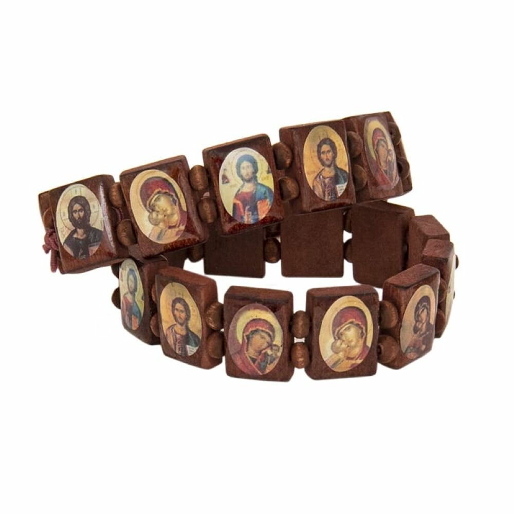 Славянский оберег, эластичный браслет, дерево