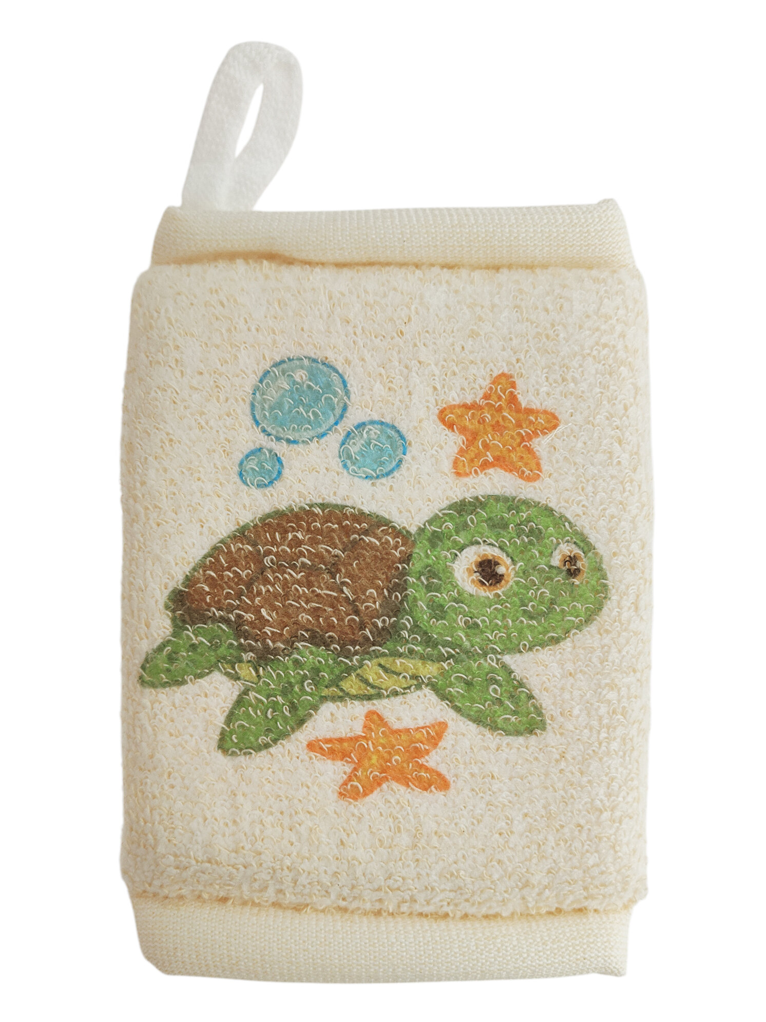 Мочалка детская Vival Брикет, с рисунком, 1шт, в ассортименте