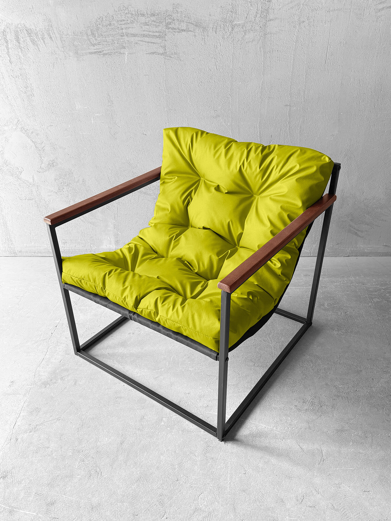 Садовое кресло Лофтовик Комфи ++ оксфорд жёлтый