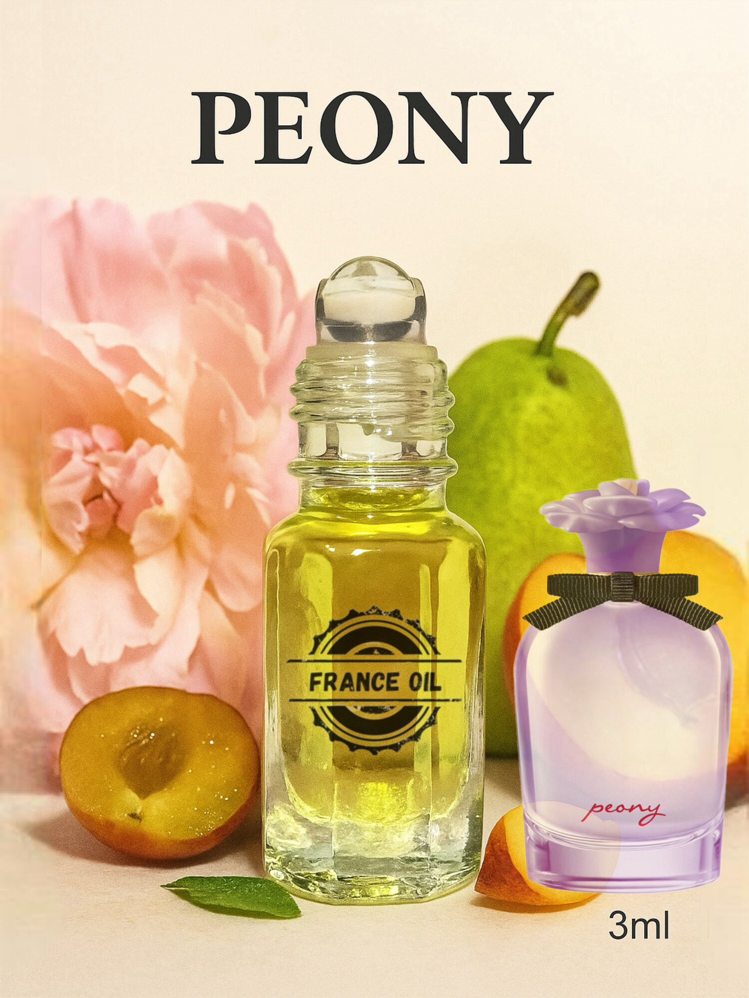 Духи масляные арабские Dolce Peony / Дольче Пеони 3 мл женские