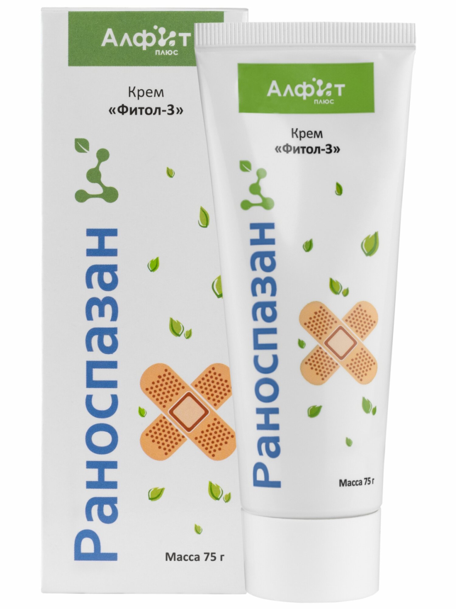 Раноспазан, крем "Фитол-3" ранозаживляющий от бренда "Алфит Плюс", масса 75 грамм