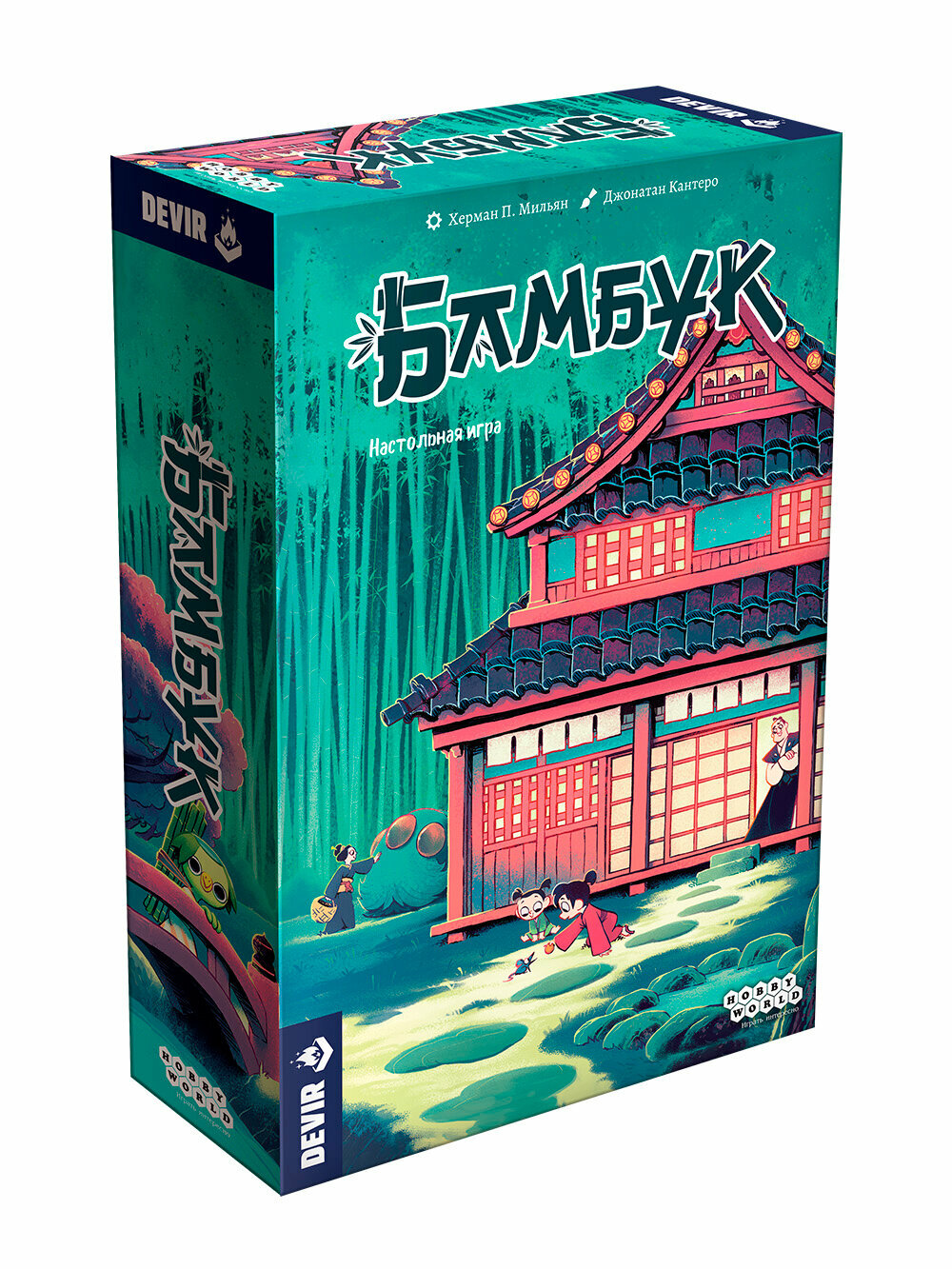 Настольная игра Hobby World Бамбук стратегическая для детей и взрослых 10 лет для 2-4 игроков