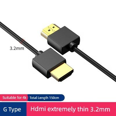 Линия HDMI, линия высокого разрешения, узкая головка, телевизор, 20 см, 30 соединений, монитор, видео 10, короткая